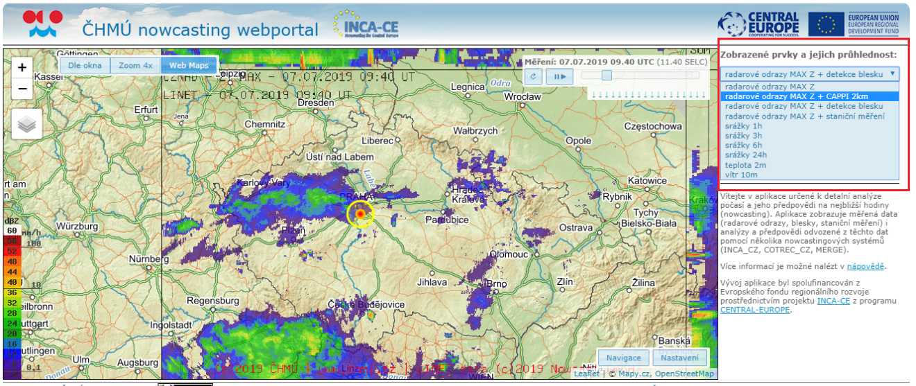 RADAROVÉ SNÍMKY - Proč neprší, když mi radar ukazuje srážky, a naopak?
